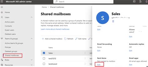 Save Copies Of Emails Sent Through A Shared Mailbox In The Sent Items