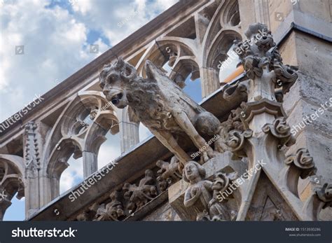 Gothic Gargoyles On Buildings