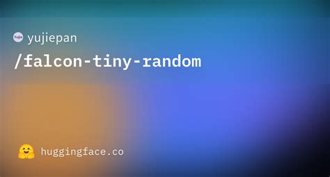 Yujiepan Falcon Tiny Random At Main