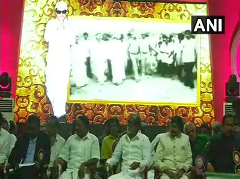Chennai Rajinikanth Unveils Statue Of Mgr At Dr Mgr Educational And
