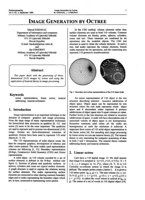 pdf image generation by octree