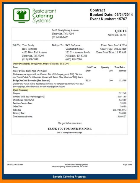 Quotation Proposal Template