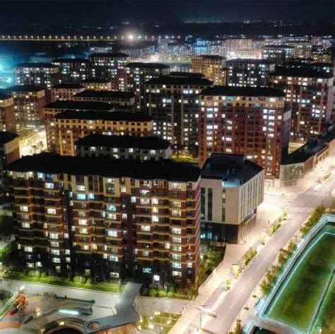 图说雄安 ‖ 快看，夜幕下美轮美奂的容东片区新区河北史晟