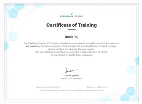 Rohit Arti Gupta 🇮🇳 On Linkedin Internshalatrainings Internshala