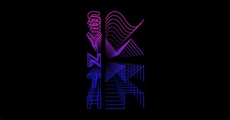 Synth Waveform Audio Analog Design Modular T Synthwave Sticker