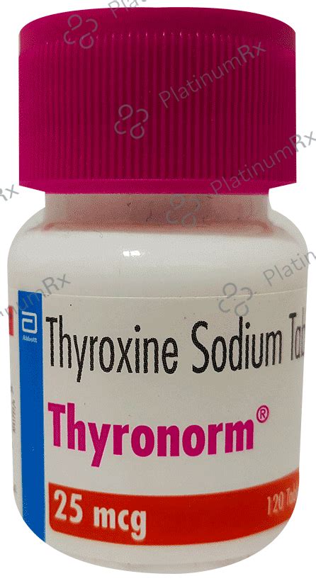 Thyronorm 25mcg Uses Side Effects Price Generic Platinumrx
