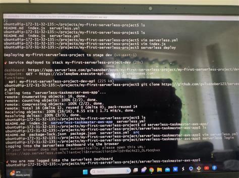 Gulsanober Zoya On Linkedin Created A Projectserverless Framework On An End To End Serverless