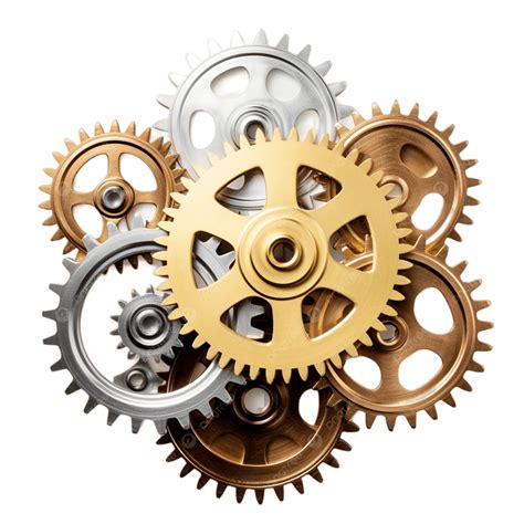 Interlocking Gears Clipart