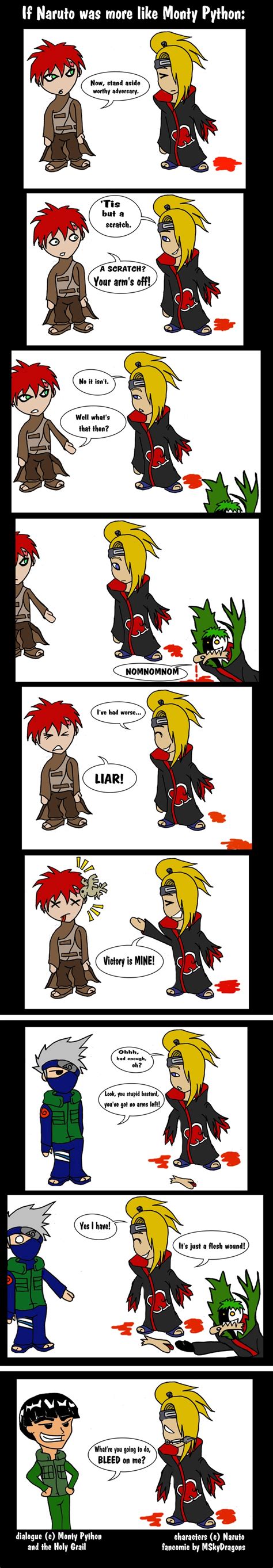 Naruto Monty Python Style Naruto Death Note Monty Python