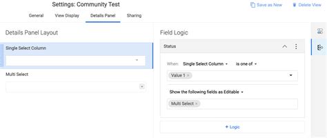 Dynamic View Field Logic Not Working Smartsheet Community