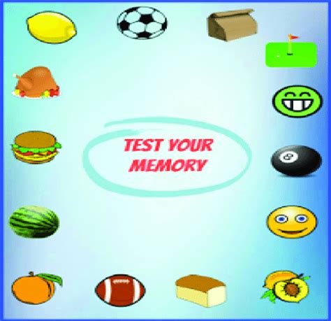 Snapshot Of Test Memory Game 16 Download Scientific Diagram