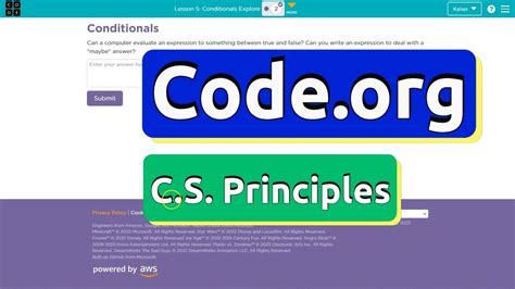 Lesson 52 Conditionals Explore Tutorial With Answers Unit