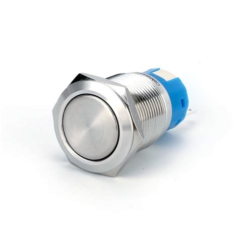 19mm IP67 Lighted Waterproof Push Button Switch With LED For Car Push Button Switch With LED