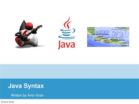 Ppt Java Syntax Powerpoint Presentation Free Download Id5105639