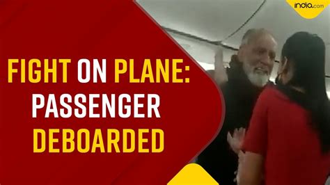 Fight On Plane Passenger Deboarded After Misbehaving With Spicejets