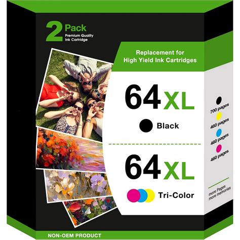 Hp Xl High Yield Ink Cartridge Combo Pack For Envy Photo Tango Series Printers Black