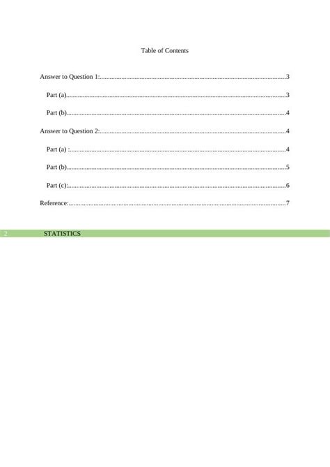 Statistics Assignment Hypothesis Testing And P Values