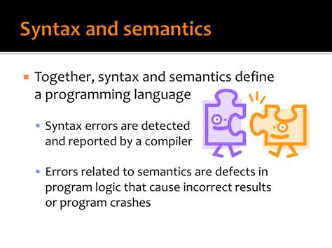 Ppt Syntax And Semantics Week 03 Powerpoint Presentation Free Download Id4450331