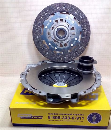 Сцепление ГАЗ дв. Крайслер 2,4 в сборе Krafttech W01240G - Krafttech ...