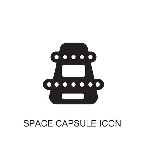 Premium Vector Space Capsule Vector Icon Icon