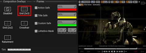 Unreal Engine Cinematic Cameras Framing 101