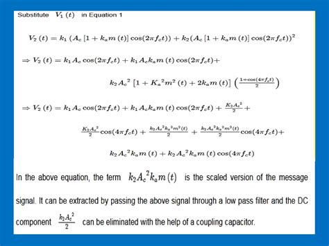 Am Modulator And Demodulator Ppt