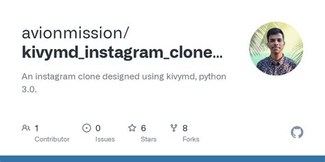 Github Avionmission Kivymd Instagram Clone Ui An Instagram Clone Designed Using Kivymd