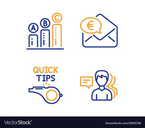 Graph Chart Tutorials And Euro Money Icons Set Vector Image