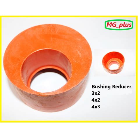 Pvc Orange Fittings Bushing Reducer Sanitary Fittings Coupling Reducer 3x2 4x2 4x3 Pipe Adaptor