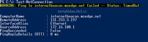 terry l u s blog test netconnection on windows server 2012 r2 and