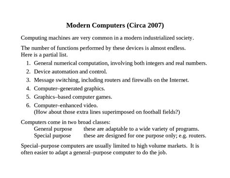 Notes On Modern Computer Introduction To Information Technology