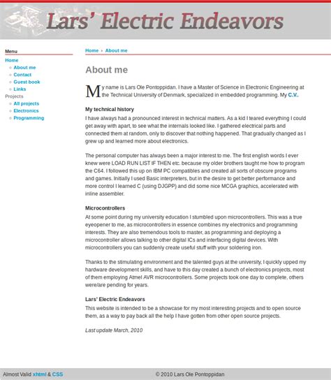 Lars Electric Endeavors Old Endeavors