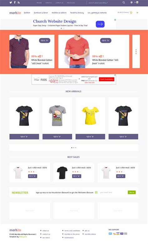 Ecommerce Bootstrap Template