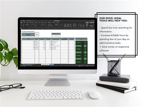Excel Legal Tools Bundle Excel Templates For Legal Professionals Attorneys Lawyers Paralegals
