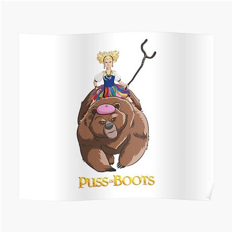 Goldilocks Puss In Boots Poster For Sale By Fashion Ciiity Redbubble