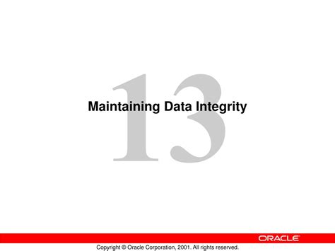 Ppt Maintaining Data Integrity Powerpoint Presentation Free Download
