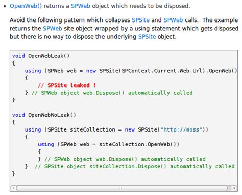 Sharepoint Should I Use Using When Getting An Object From Spcontext Stack Overflow