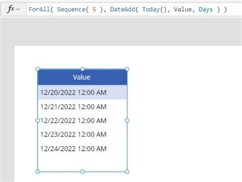 How To Use Sequence Function In PowerApps Power Apps