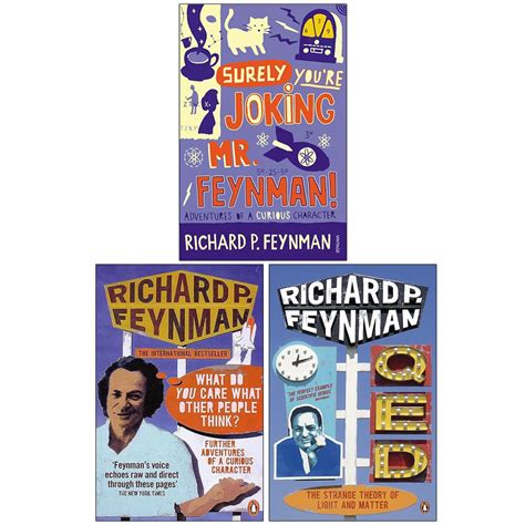 Richard P Feynman Collection 3 Books Set Surely Youre Joking Mr