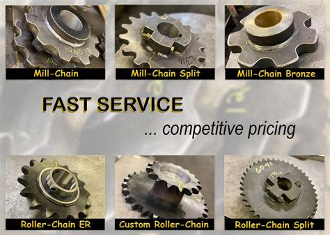 Precision Sprockets Sprockets Manufacturer Mill Chain