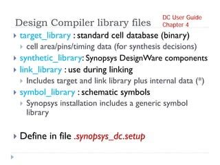 Automated Synthesis From HDL Models Design Compiler Synopsys PDF