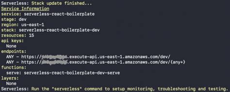 react js on aws lambda in 15 minutes or less