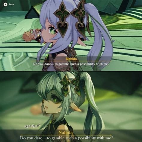 How I Imagined What Nahidas Face Look Like At That Time Credit Artist Actually Yah R