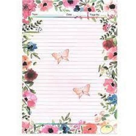 Smooth And Shine Beautiful Attractive Flower Printed A4 Size Paper Sheet At 240 00 Inr In