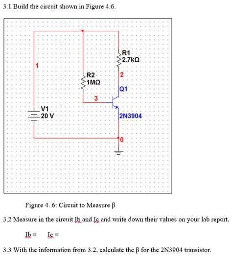 Solved Figure 4 6 Circuit To Measure β32 ﻿measure In The