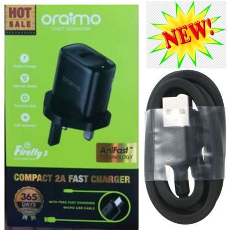 Oraimo Faster Android Charger For All Smart Phones And Tablets Best Price Online Jumia Kenya
