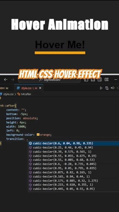 Simple Onhover Effect Html Css Html Htmlcss Youtube