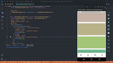 Mostrar Ocultar Barra De Navegación Al Hacer Scroll Flutter Youtube