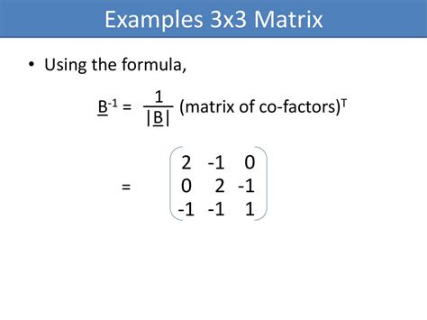 Finding The Inverse Of 3x3 Matrices Ppt Download