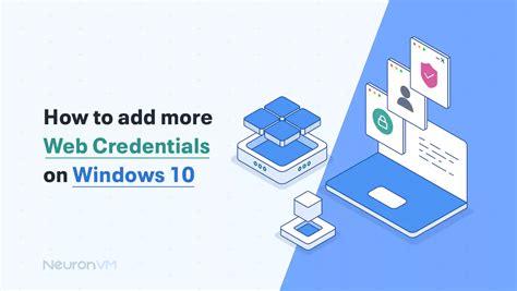 how to add more web credentials on windows 10